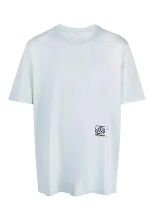 OAMC Photograph-print Cotton T-shirt - Blue