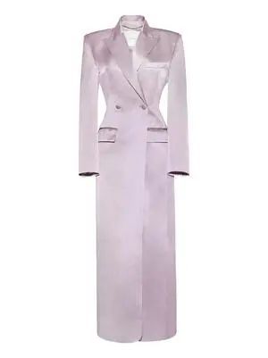 Adam Lippes Laurence Silk Coat - Pink