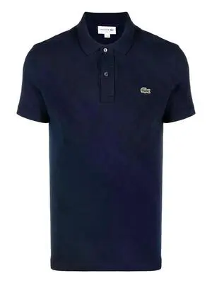 Lacoste Logo-embroidered Polo Shirt - Blue