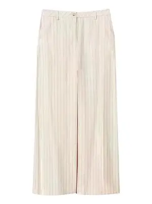 TWINSET Pinstripe Pattern Skirt - Neutrals