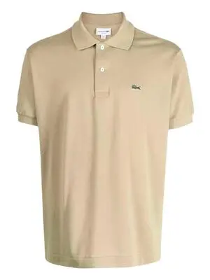 Lacoste Embroidered-logo Short-sleeve Polo Shirt - Brown