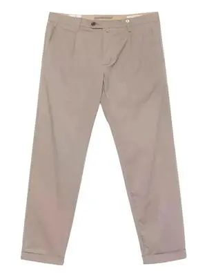 MYTHS Pleat-Detailed Trousers Grey