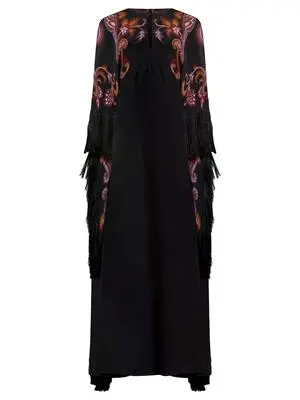 Etro Printed Silk Dress - Black