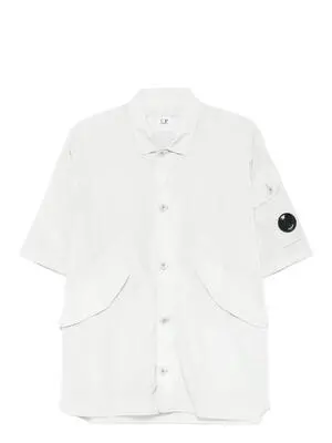 C.P. COMPANY Lens-detail Shirt Jacket - Blue