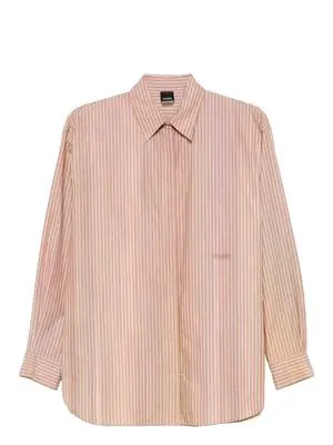 Pinko Striped Button-down Shirt - Brown