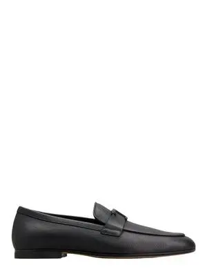 TOD'S Timeless Leather Loafers - Black