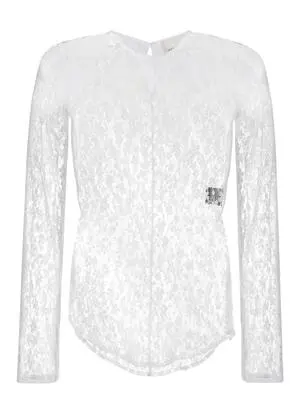 Isabel Marant Étoile Toyela Lace Top - White