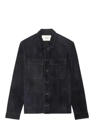 Zadig&Voltaire Kuba Suede Jacket - Blue