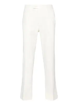 J. Lindeberg Lois Mid-rise Straight-leg Trousers - Neutrals
