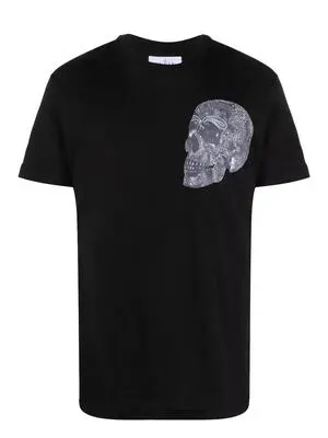 Philipp Plein Skull-print Cotton T-shirt - Black