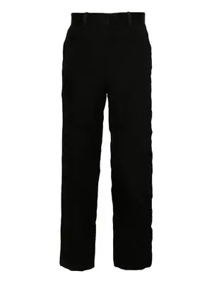 Undercover Crinkled Straight-leg Trousers - Black