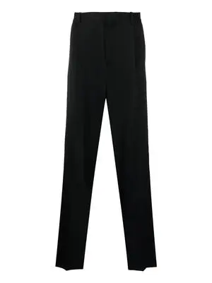 BOTTER Straight-leg Pleated Wool Trousers - Black