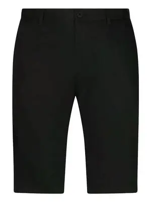 Dolce & Gabbana Logo-patch Bermuda Shorts - Black
