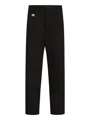 Dolce & Gabbana Logo-plaque Trousers - Black