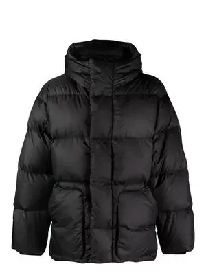 IENKI IENKI Michlin Zip-up Quilted Hooded Jacket - Black