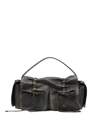 Acne Studios Multipocket Leather Tote - Brown