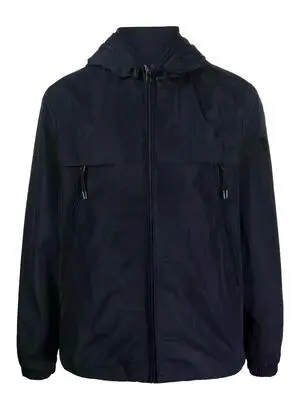 Michael Kors Zip-up Hooded Windbreaker - Blue