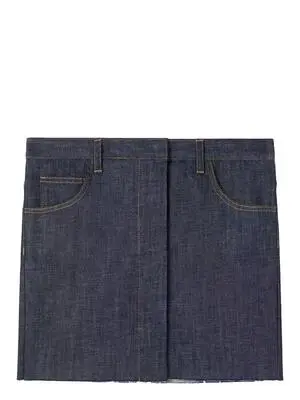AZ FACTORY X Lutz Huelle Boule Denim Skirt - Blue