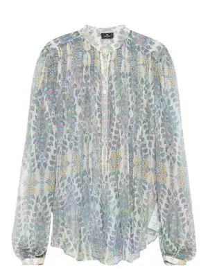 Etro Paisley Blouse - Grey