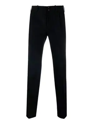 Incotex Mid-rise Straight-leg Trousers - Blue