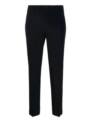 Alberto Biani Tapered Tailored Trousers - Blue