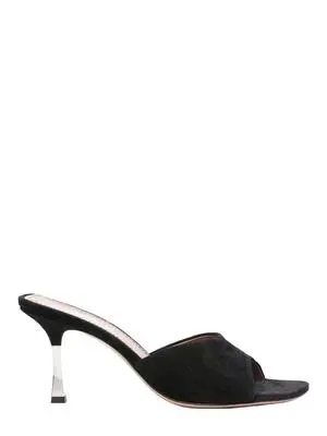 Paris Texas 75mm Lorena Mules - Black