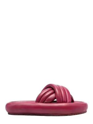 Isabel Marant Étoile Cross-strap Platform Slides - Red