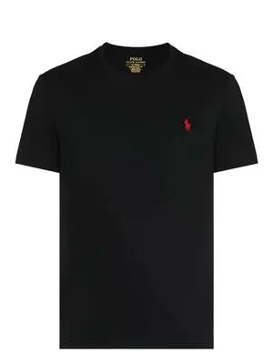Polo Ralph Lauren Logo-embroidered T-shirt Black