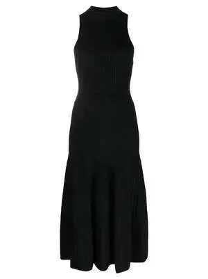 Simkhai Marianne Tank Pleated Dress - Black