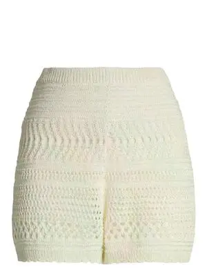 Ralph Lauren Crochet Knit Shorts - Neutrals