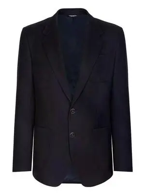 Dolce & Gabbana Patch Pocket Single-breasted Blazer - Blue