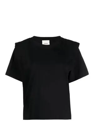 Isabel Marant Étoile Zelitos Organic-cotton T-shirt - Black
