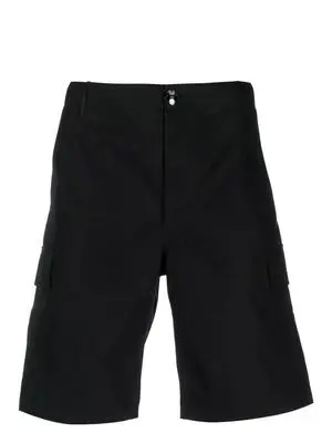 Kenzo Cotton Cargo Shorts - Black