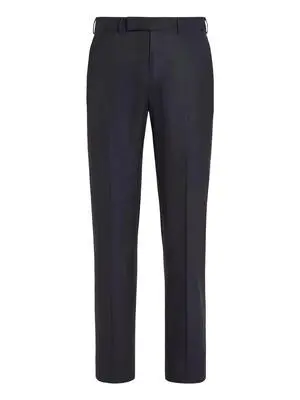 Zegna 15milmil15 Tailored Wool Trousers - Blue