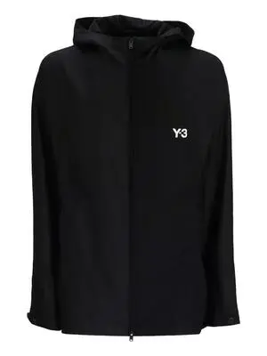 Y3 Logo-print Track Jacket - Black