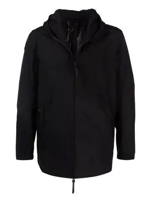 Boris Bidjan Saberi Hooded Zip-up Jacket - Black
