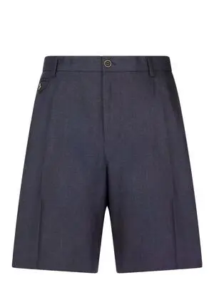 Dolce & Gabbana Linen Tailored Shorts - Grey