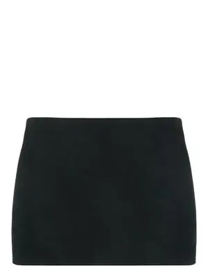 Khaite Jett Tailored Miniskirt - Black