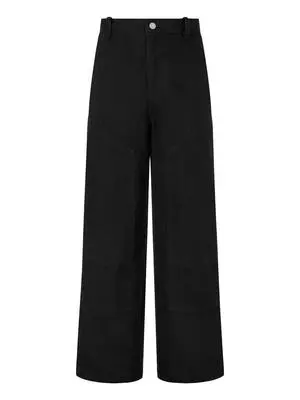 STUDIO TOMBOY Wide-leg Trousers - Black