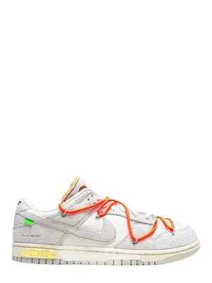Nike X Off White Dunk Low Lot 11 Sneakers - Neutrals
