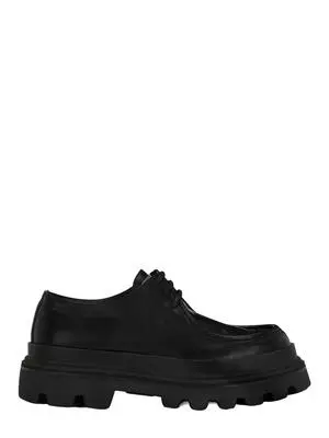 Dolce & Gabbana Leather Derby Shoes - Black