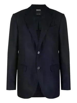 Zegna Single-breasted Blazer - Blue