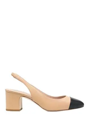 SCAROSSO Miranda 65mm Leather Pumps - Neutrals
