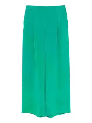 Carine Gilson Crepe Trousers - Green