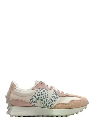 NEW BALANCE 327 Linen Leopard Sneakers - Neutrals