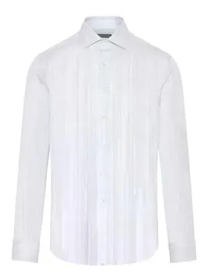 Canali Striped Shirt Blue