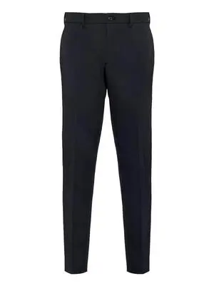 Prada Cropped Tailored Trousers - Black