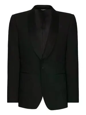 Dolce & Gabbana Sicilia-fit Tuxedo Jacket - Black