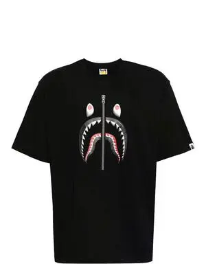 A BATHING APE Graphic-print Cotton T-shirt - Black