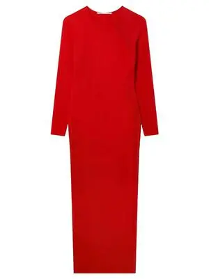 Stella McCartney Lace-panel Midi Dress - Red